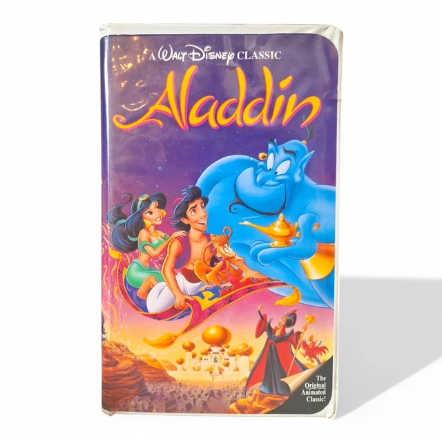 DISNEY'S ALADDIN VHS Movie Vintage 1993 In Clam Shell Case £7.38 ...