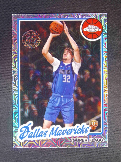 2025-26 TOPPS FLAGSHIP NBA Cooper Flagg RC 1980-81 45th Chrome ...