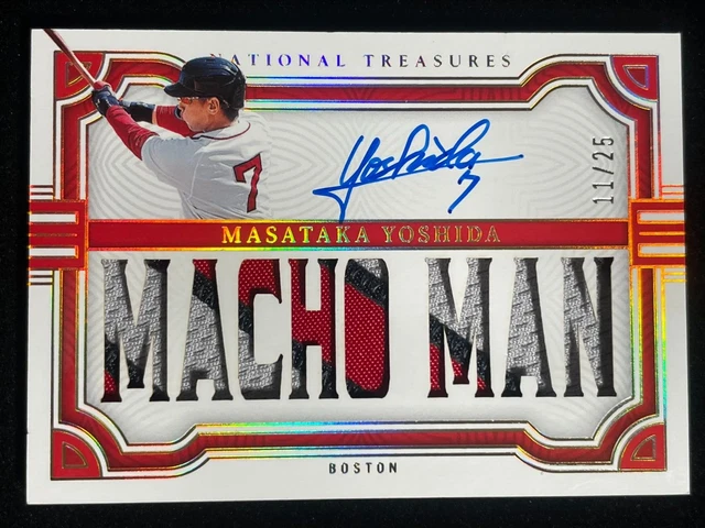 2023 NATIONAL TREASURES Masataka Yoshida Signature Names Auto Relique ...