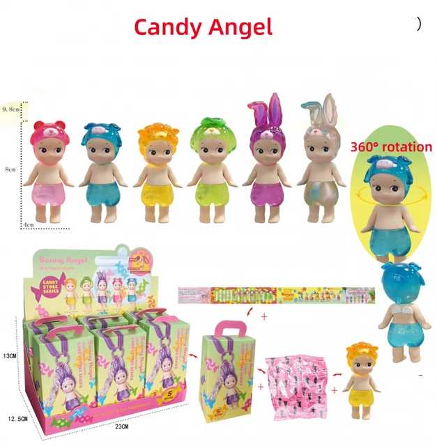 SONNY ANGEL CANDY House Hippers Party Angel Mini Figure Confirm Blind ...