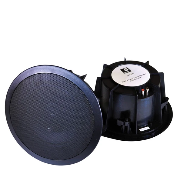 E-AUDIO 8INCH 2WAY Round Ceiling Speakers With Twin Tweeters 180W ...