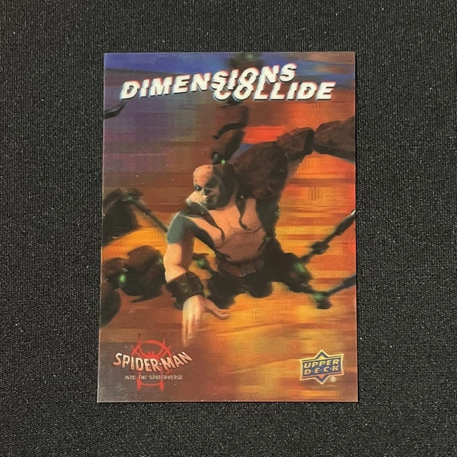 2022 UD SPIDER-MAN Into the Spider-Verse Spider-Gwen Dimensions Collide ...