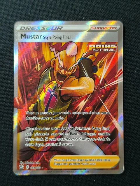 CARTE POKÉMON - Mustar FA 200/197 Styles de Combat EB05 FR - NM EUR 3 ...