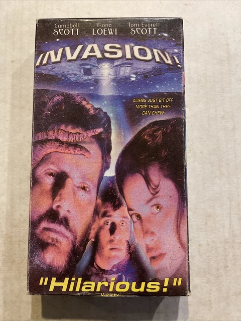 “INVASION!” VHS TAPE 2000 Comedy Sci Fi Horror Vintage £7.39 - PicClick UK