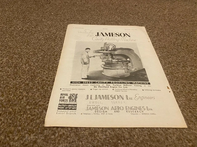 AC21 ADVERT 11X9 Jameson Cavity Profiling Machine - J.l. Jameson ...