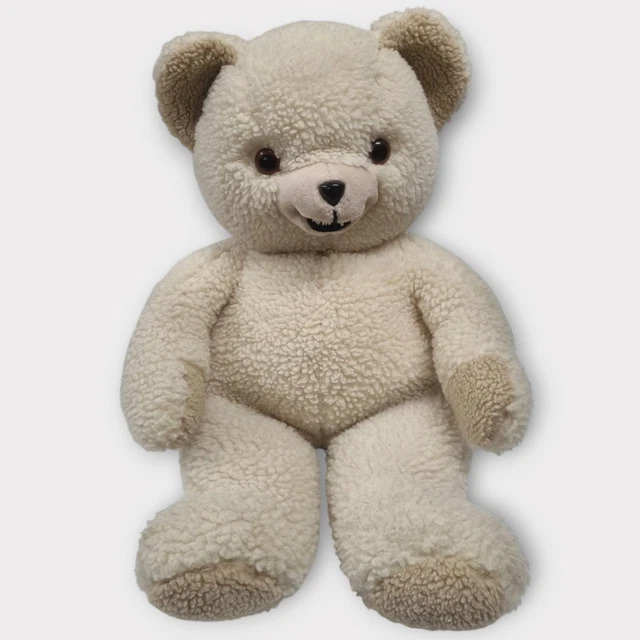 BEAR 22& SNUGGLE Teddy Vtg 1986 Lever Bro Plush Sherpa Russ JUMBO ...