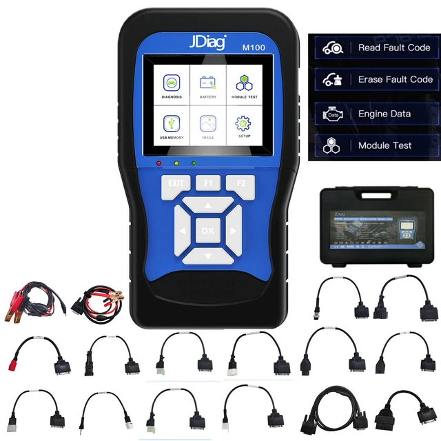 OBD2 MOTORCYCLE DIAGNOSTIC Scanner Code Reader Fit for Honda Kawasaki ...