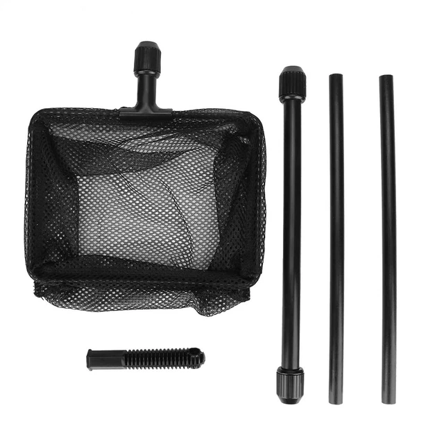 AQUARIUM RETRACTABLE FISHING Landing Net Floating Objects Clean Tools M ...