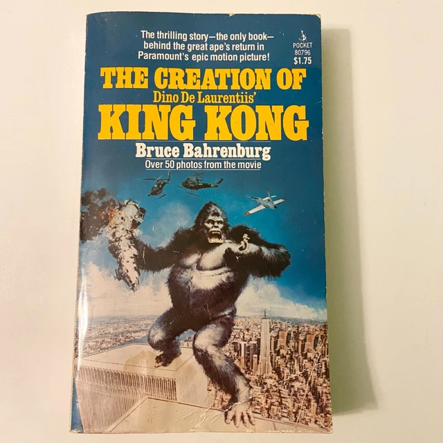 VINTAGE 1976 THE Creation of King Kong Bruce Bahrenburg Paperback Book $13.85 - PicClick CA