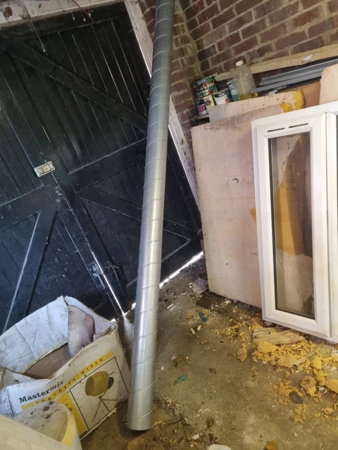 GALVANISED STEEL SPIRAL Ducting Ventilation, Hydroponics, Extraction 5 ...