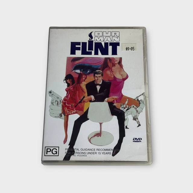 OUR MAN FLINT James Coburn Lee J Cobb Gila Golan Region 4 Spy Movie $20 ...
