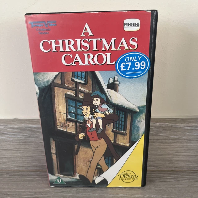 A CHRISTMAS CAROL - 1982 - VHS Video PAL - Cartoon - The Dickens ...