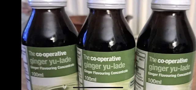 3 XCO-OP YULADE Ginger Flavour Concentrate 100ml***last Batch Of ...