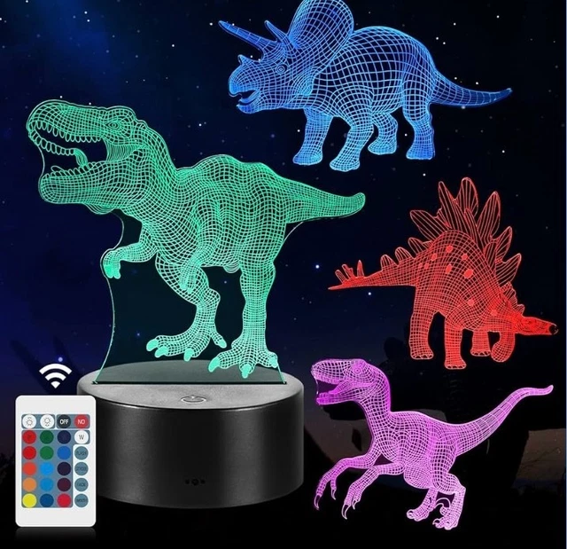 3D LED NIGHT Light Illusion Lamp (3 Pack) boys £9.99 - PicClick UK
