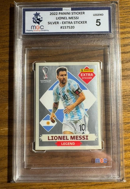 MGC 5 - Panini Qatar 2022 World Cup - Lionel Messi - Extra Sticker ...