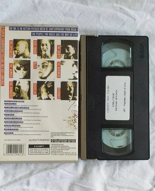 UK/DK A FILM About Punks And Skinheads VHS Videotape 55 mins Cherry Red ...