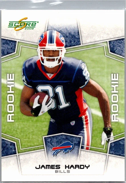CARTE JAMES HARDY Buffalo Bills recrue de l'Indiana 2008 Donruss #363 ...