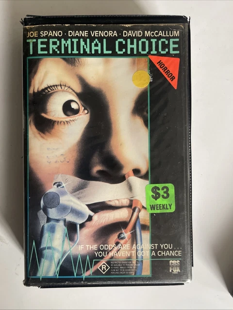 TERMINAL CHOICE VHS CBS Fox HORROR 1986 Big Box £29.65 - PicClick UK