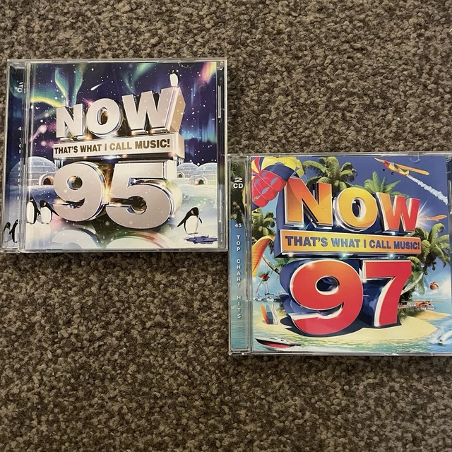 NOW THATS WHAT I Call Music Bundle 95 97 x2 double CD VGC £7.99 - PicClick UK