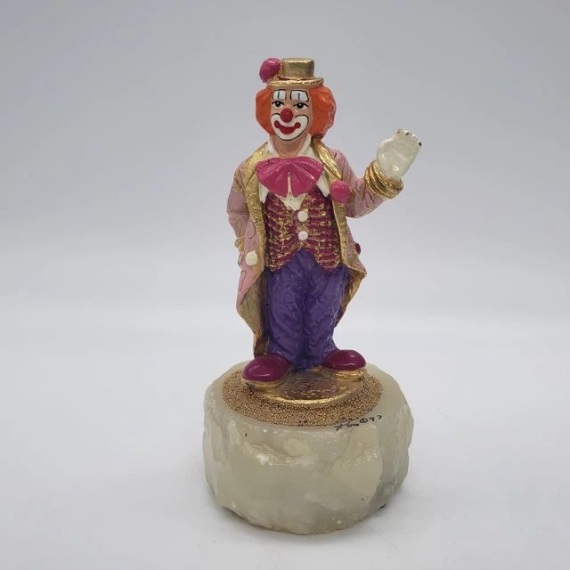 VINTAGE SIGNED RON Lee Circus Clown Figurine Waving / Hi There 1996 $54 ...