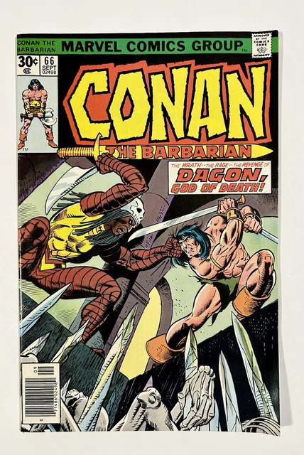 CONAN THE BARBARIAN #66 "Dagon, God of Death!" Marvel Comics Bronze Age ...