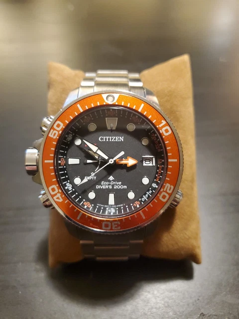 CITIZEN BN2039-59E PROMASTER Aqualand Men Wristwatch - Red / Steel $349 ...