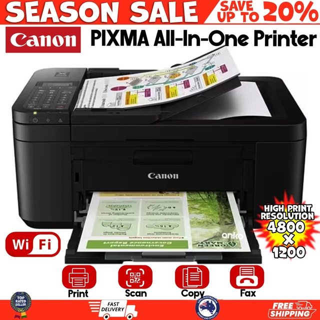 CANON PIXMA WIRELESS Mobile Printer Home Office Printer Scan Copy Fax ...