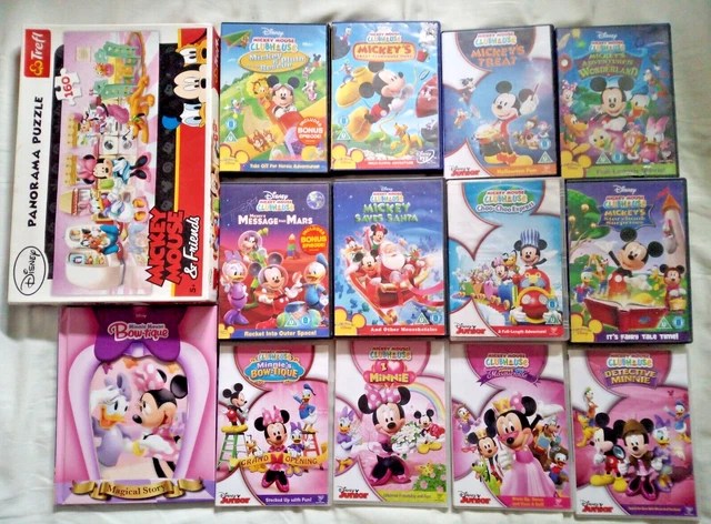 BUNDLE OF 12 Mickey Mouse Clubhouse DVDs (+Jigsaw & Book) £27.99 ...
