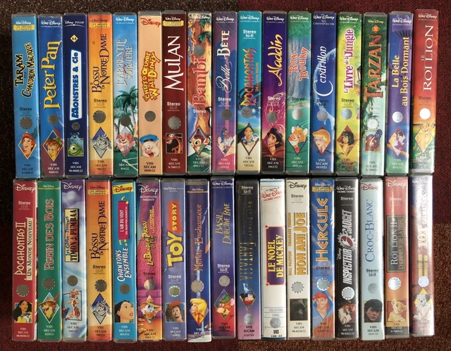 LOT DE 34 VHS Disney EUR 60,00 - PicClick FR
