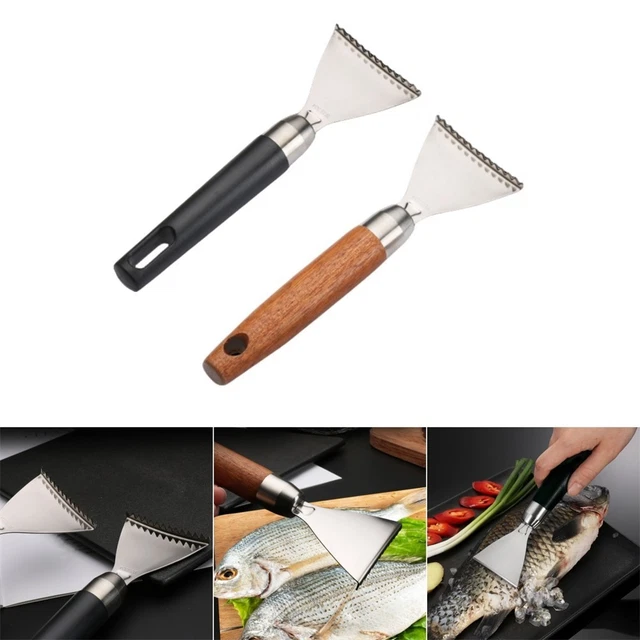 FISH SCALE REMOVER Fish Scale Scraper Home Cooking Ergonomic Handle ...