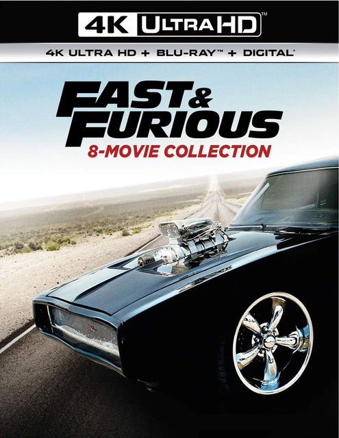 FAST & FURIOUS 8-Movie Collection (Blu-ray) Lucas Black Vin Diesel (US ...