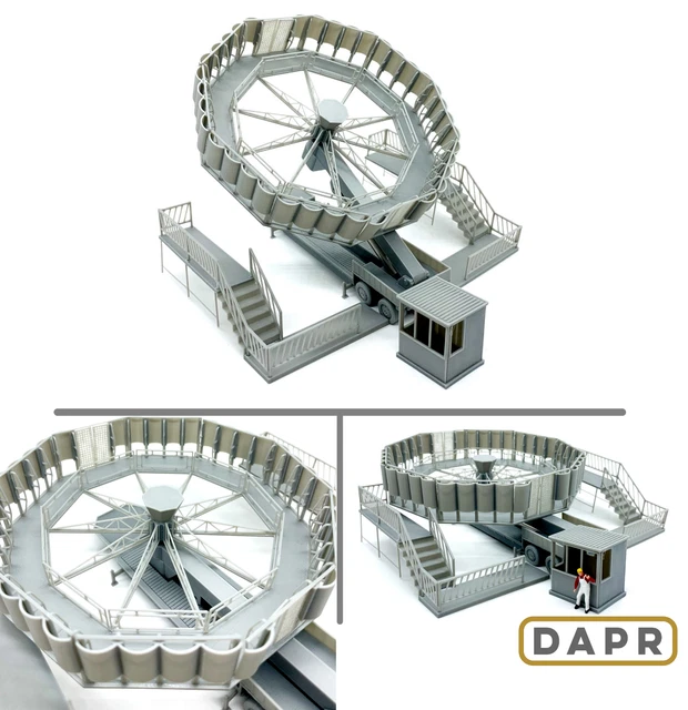 DAPR-OO GAUGE MODEL Scenery Kit- Motorised Fairground Spinball Cage ...