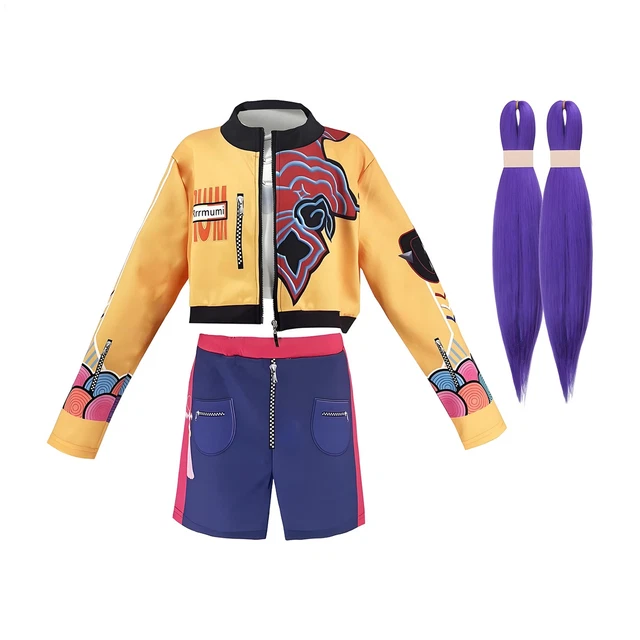 KIDS GIRLS K-POP: Demon Hunters Rumi Cosplay Costume Dress Book Week £ ...