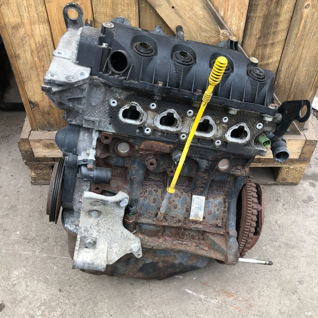 RENAULT CLIO MK2 1.2 Petrol Engine Assembly Bare D4F722 D4F Code 2003 ...