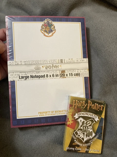 WIZARDING WORLD HARRY POTTER Large Notepad HOGWARTS 8"x6" 150 Sheets ...