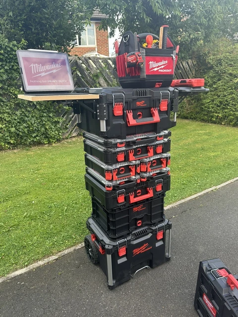 FOLDING ORGANISER/LAPTOP LARGE Shelf & Mount Kit for Milwaukee Packout ...
