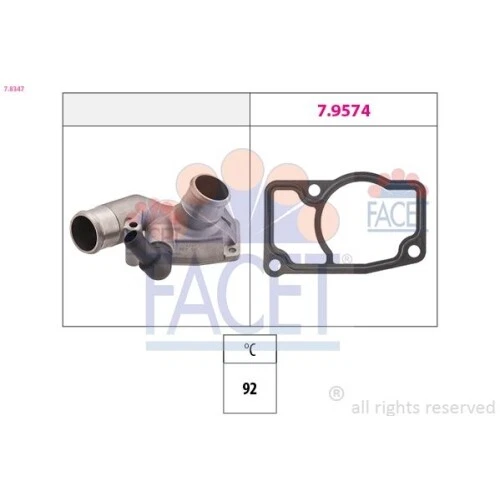 THERMOSTAT LIQUIDE DE Refroidissement Facet 7.8347 Made In Italy - Oe ...