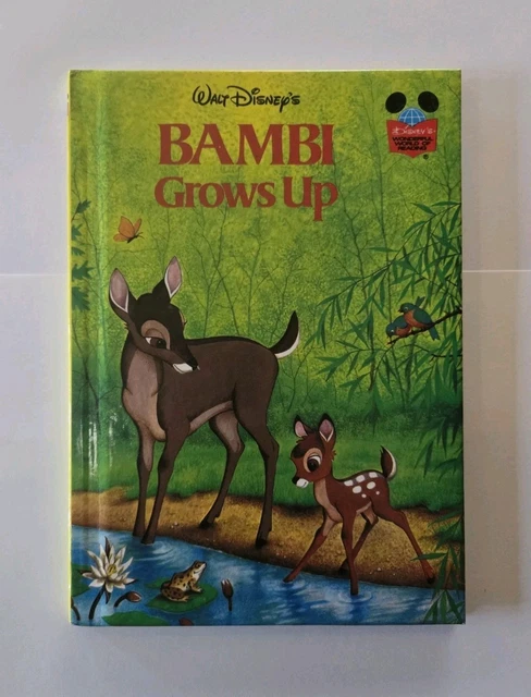 VINTAGE 1979 WALT Disney Bambi Grows Up Hardcover 1st Edition Book £6. ...