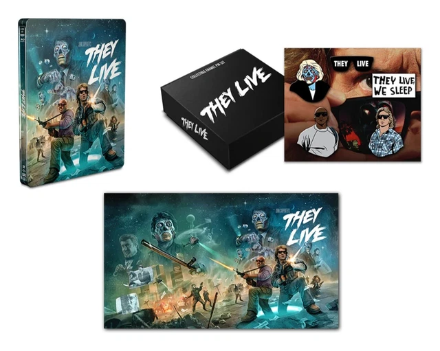 THEY LIVE 4K UHD Blu-ray Steelbook Ultimate Collector's Edition (US ...