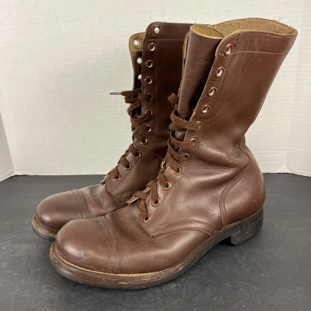 ORIGINAL WW2 VINTAGE US ARMY AIRBORNE PARATROOPER JUMP BOOTS Size 11-W ...