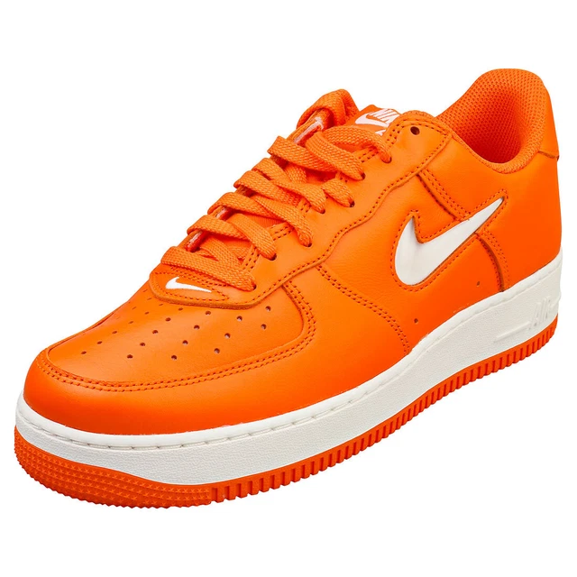 NIKE AIR FORCE 1 Low Retro Uomo Orange White Formatori Moda - 43 EU EUR ...