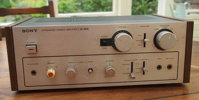 VINTAGE SONY TA-2650 Integrated Amplifier With Phono Stage £100.00 ...