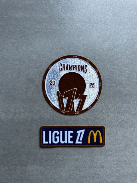 PATCH PSG CHAMPION 2025 Ligue 1 L1 LFP thermocollant Paris 25-26 EUR 12 ...