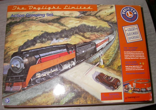 LIONEL TRAIN LEARNING Curve The Daylight Limited Action Crossing Set ...