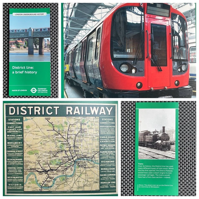 LONDON UNDERGROUND HISTORY District line: A Brief History Pamphlet $5. ...