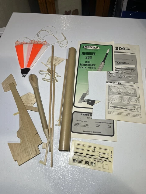 RARE VINTAGE ESTES Aerobee 300 Flying Model Rocket $29.00 - PicClick CA