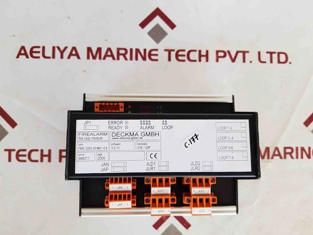 DECKMA FMS 3000 afm01-e4 Firealarm Fire Loop Module 3.2.11 £641.45 ...
