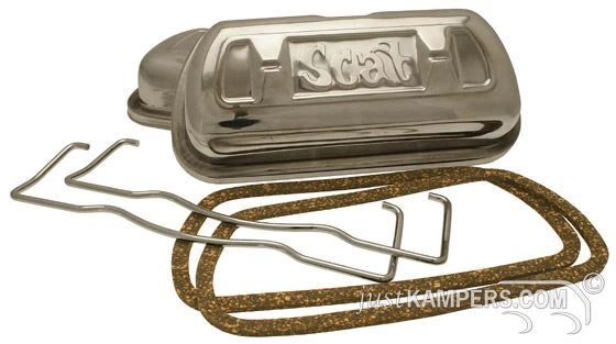 SCAT STAINLESS STEEL Rocker Covers VW T2 Split 1960 - 1967 80240T £57. ...