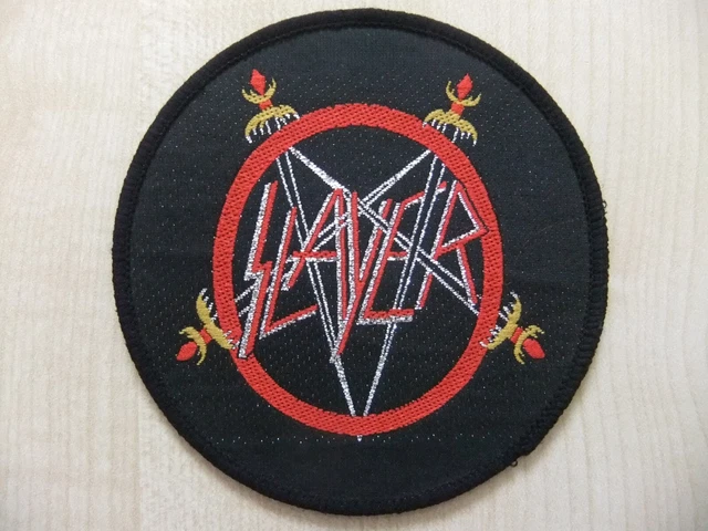 SLAYER PENTAGRAM AUFNÄHER Patch Annihilator Judas Priest Overkill Anthrax 90´s EUR 12,00 ...