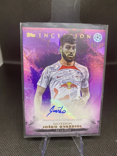 TOPPS UEFA CLUB Completions Inception 2023 - Josko Gvardiol Autograph ...